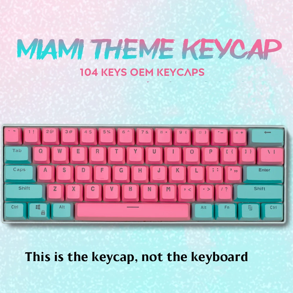 Miami-104-87-61-chaves-duplo-tiro-pbt-keycap-backlight-coluna-universal ...