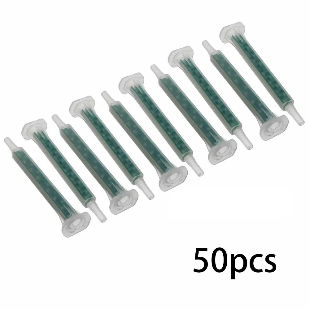 50pcs-83mm-AB-Mixing-Hose-Rubber-Mixing-Pipe-Glue-Dispensing-Syringes ...