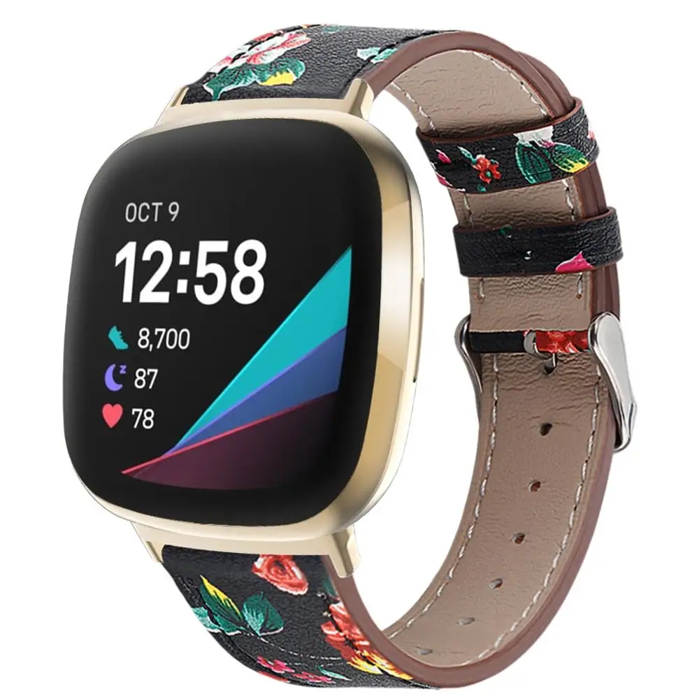 Fitbit Versa 3 PU Leather Strap | FitGear NZ