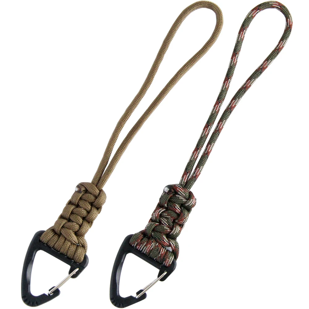 2pcs Qinggear Handmade Paracode Braided Tactical Knife Gear Lanyard ...