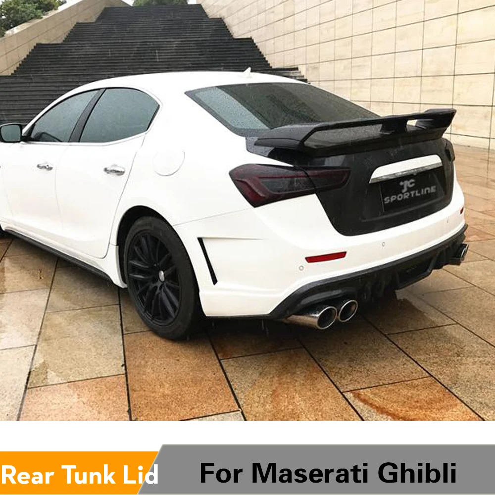 Carbon Fiber Rear Trunk Cover Boot Lid For Porsche Macan Standard 2014 ...