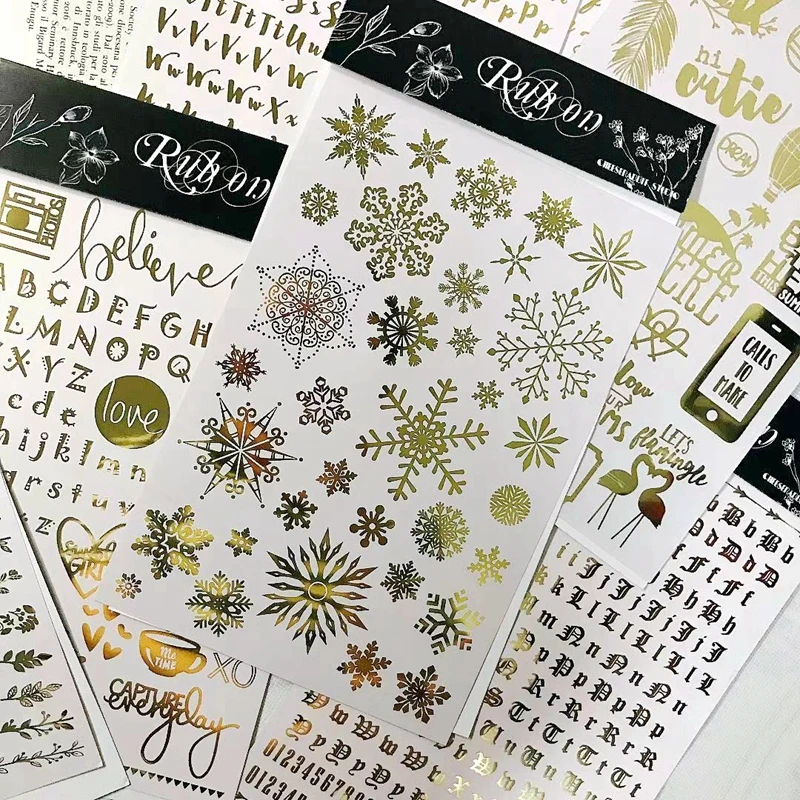 Printable Rub On Transfers