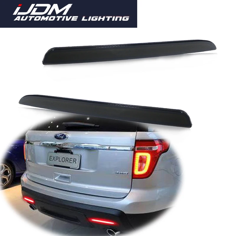 IJDM-Reflector de parachoques trasero para Ford Explorer 3D, luces LED ...