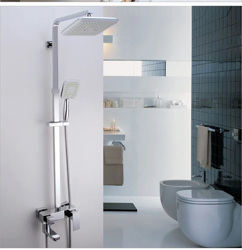 Complete Copper Shower Head Set Sanitary Ware Shower Fully Height ...