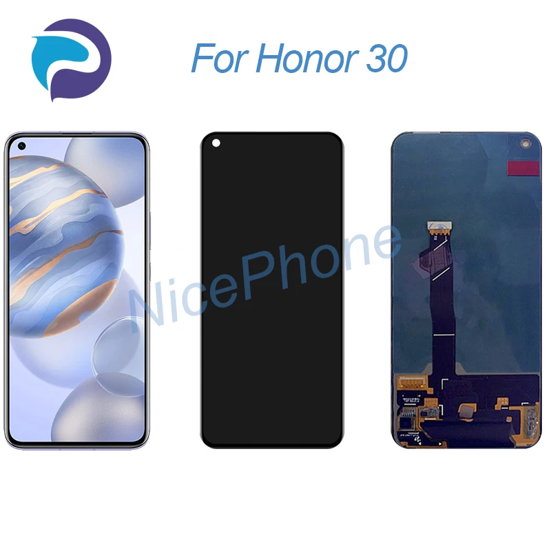 For Honor 30 LCD Screen + Touch Digitizer Display 2400*1080 BMH-AN10 ...