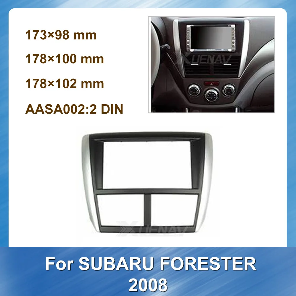 Double Din Car Autoradio For Subaru Forester 2008 Multimedia Fascia ...