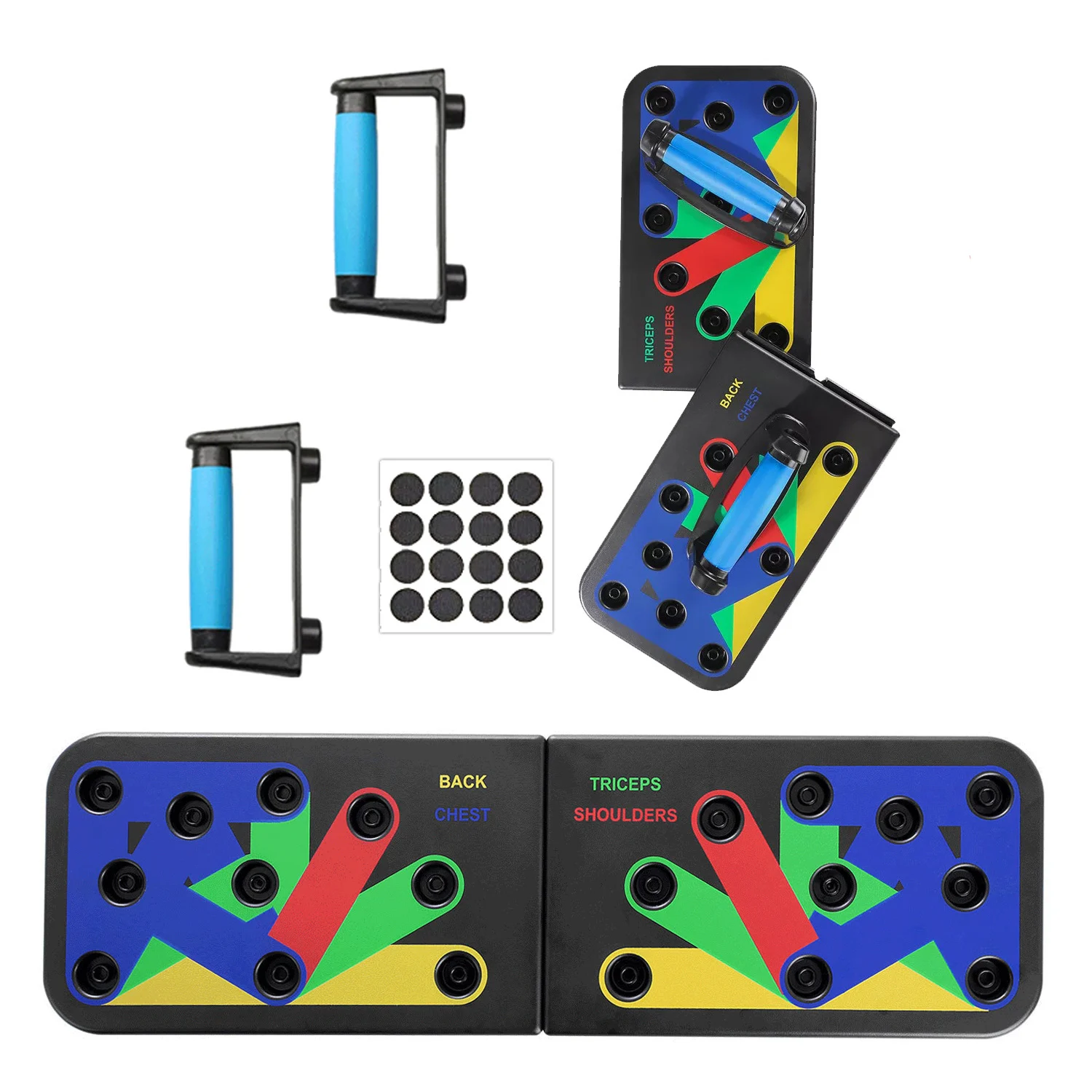 Durable-Foldable-ABS-Push-Ups-Stands-Board-Frames-Rack-Chest-Arm-Home ...