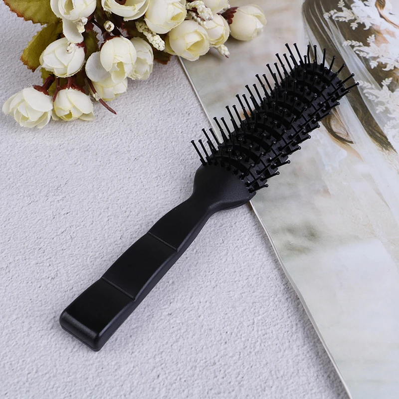 Men Plastic Vent Hair Brush Comb Anti Static, Massage Hair Care Ribs ...