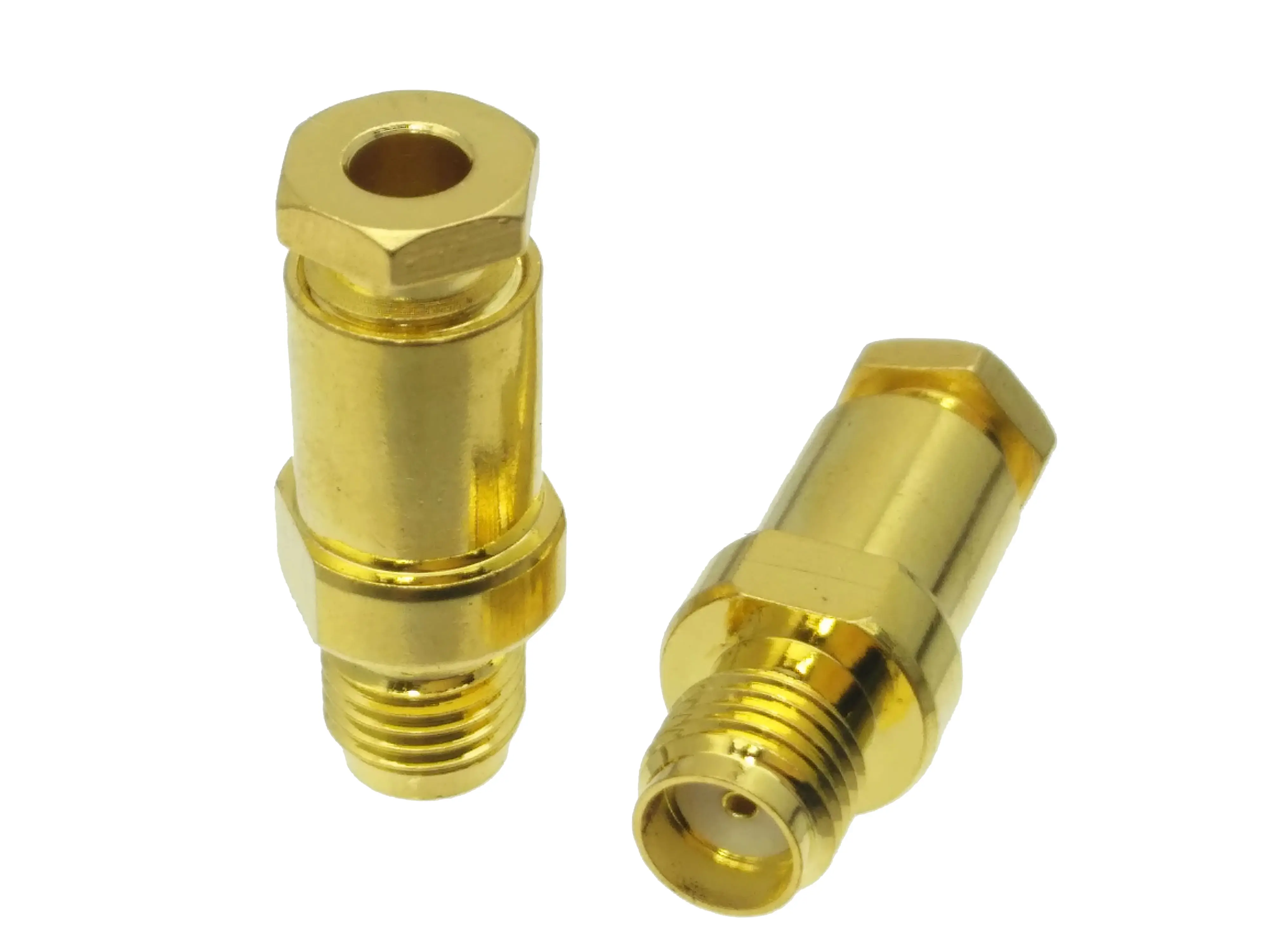 10pcs Connector SMA female clamp for RG316 LMR100 RG174 RF COAXIAL ...