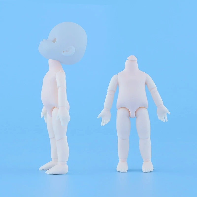 5pcs/lot 16 Cm Doll Body 40 Degrees Rotate Neck Ob11 White Skin 13 ...