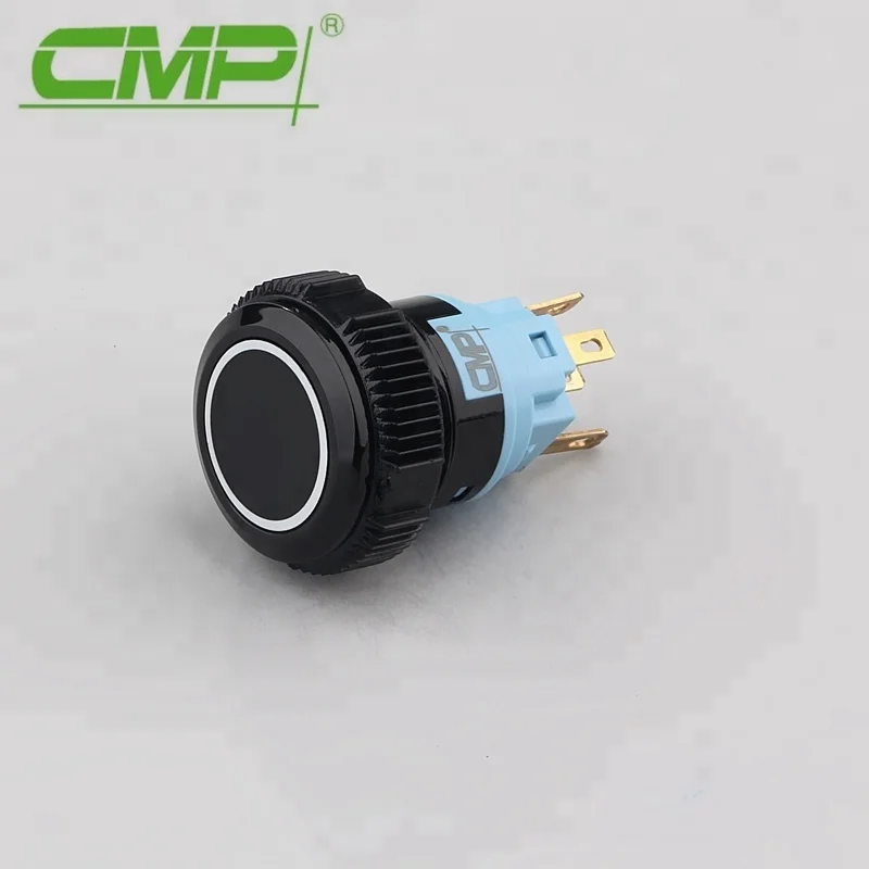 CMP Waterproof IP67 Plastic 22mm Push Reset Button Light Switch ...