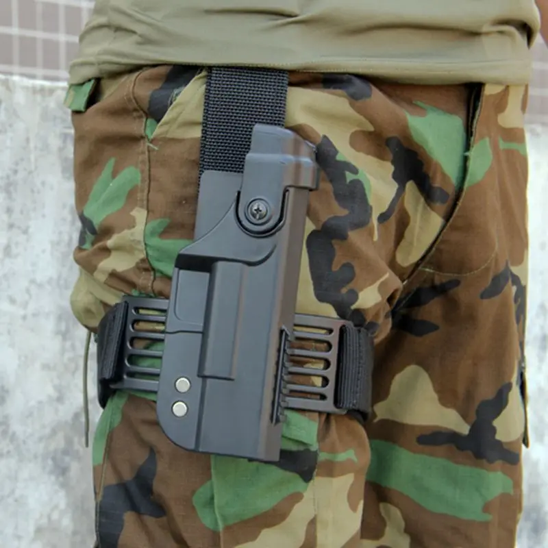 Coldre tático para pistola glock 17 22, bloqueio automático, mão ...