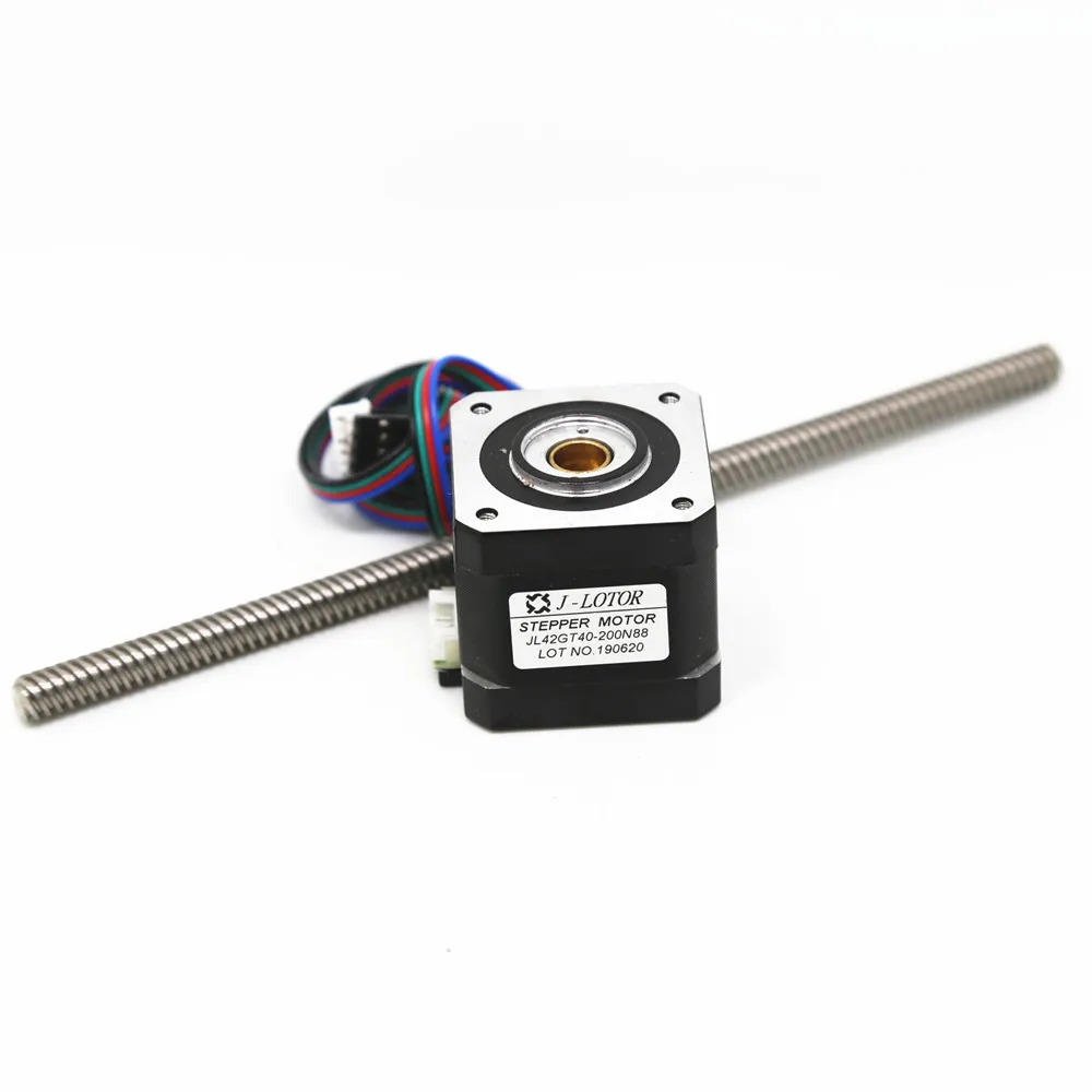 17HS4401-42mm-Through-Screw-Stepper-Motor-JL42GT40-200N88-Shaft-Tr8-8mm ...