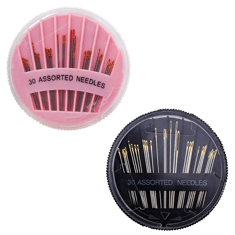 30Pcs-Box-Hand-Sewing-Needles-Set-Multiple-Sizes-Embroidery-Thread-Sew ...