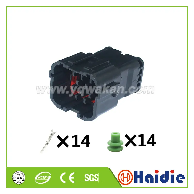 2 juegos KET auto 14 pines conector impermeable con clip MG 630353 7 ...