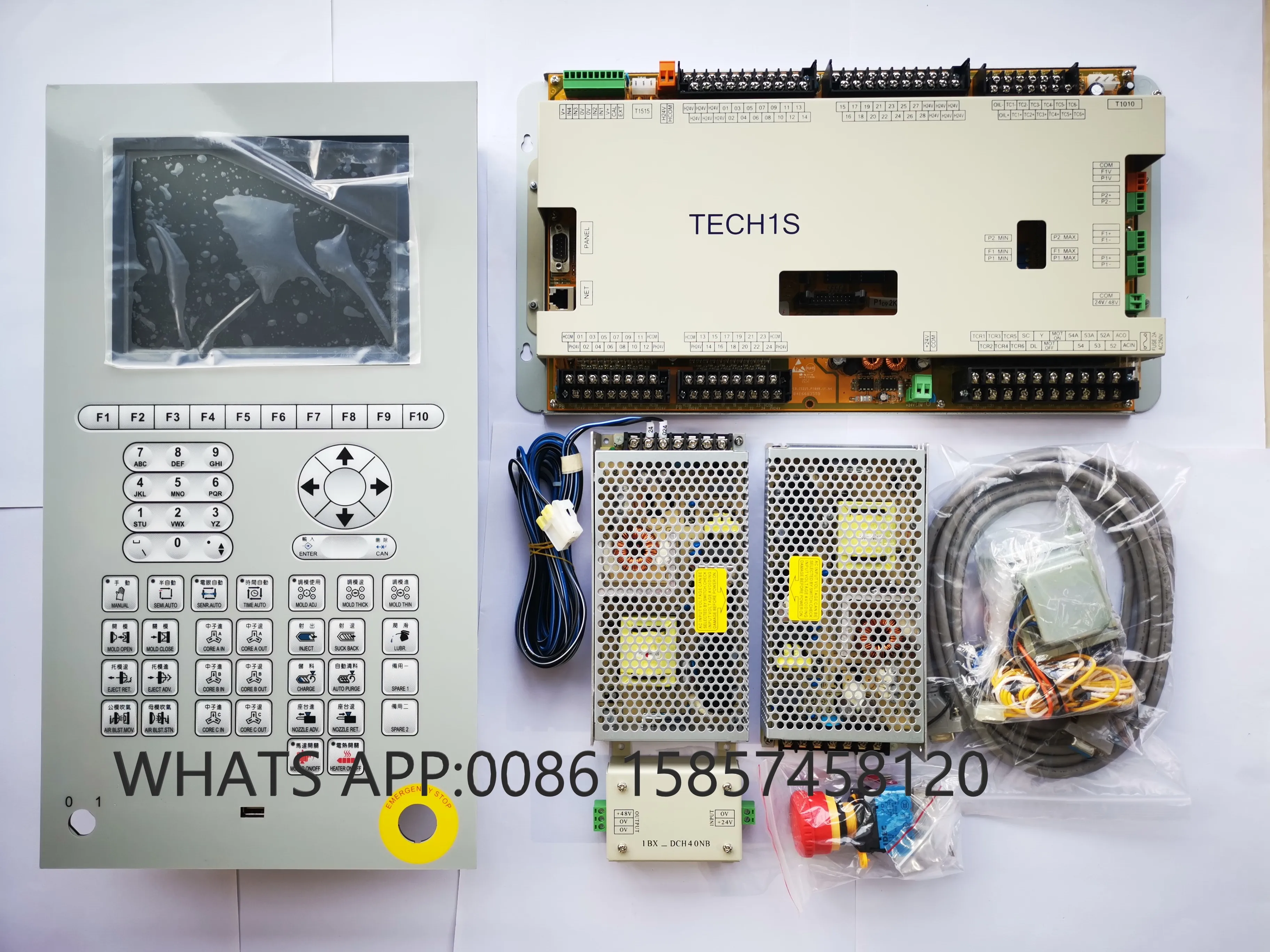 Techmation TECH1S Original (TECH1H TECH1) con PLC completo de PANEL Q8