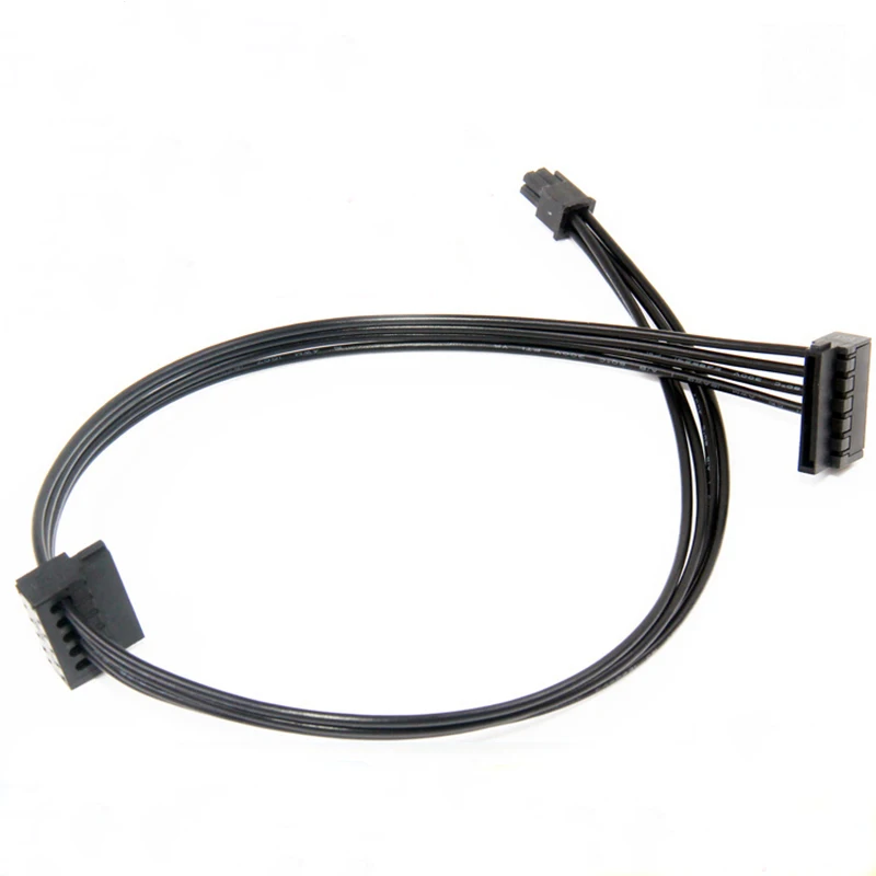 Motherboard-ATX-Mini-4-Pin-to-2X-Right-Angle-15-Pin-SATA-Hard-Drive-HDD ...