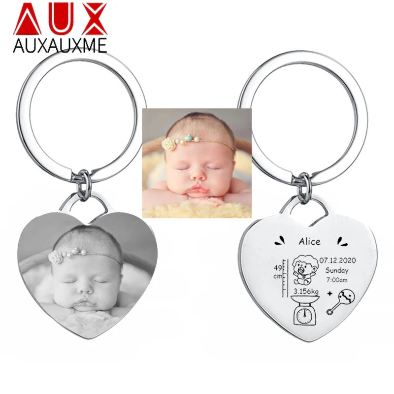 Baby Name Key Chain | Baby Keychain | Auxauxme | Keyring | Jewelry ...