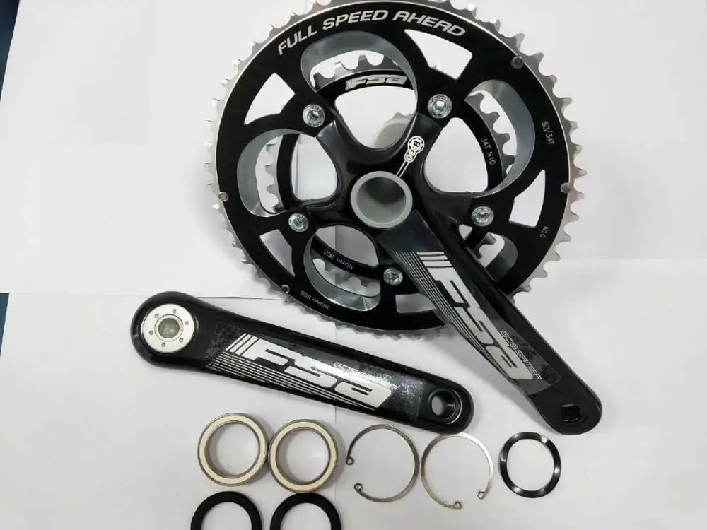 172.5mm Bcd 110 Ultra-light Chainwheel Aluminum Alloy Road Bike Crank ...