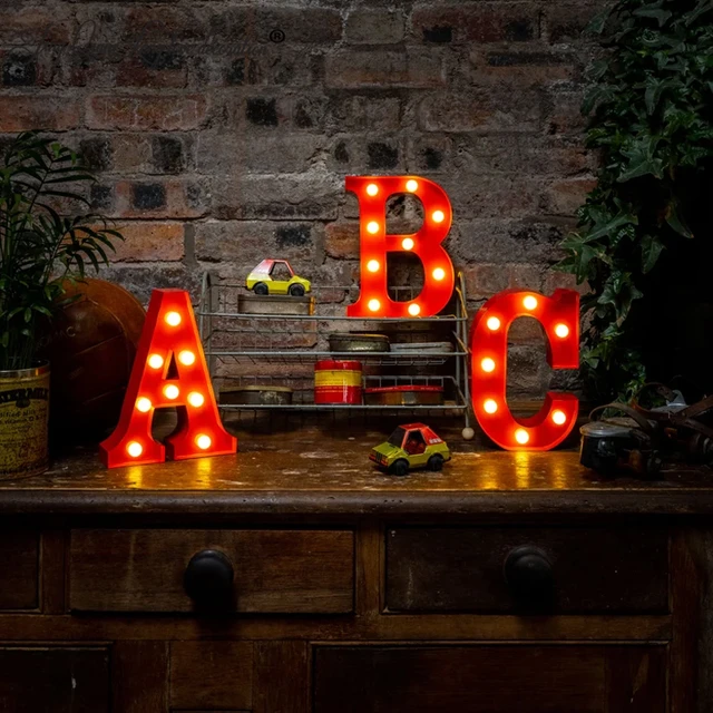 Circus Letter Lights