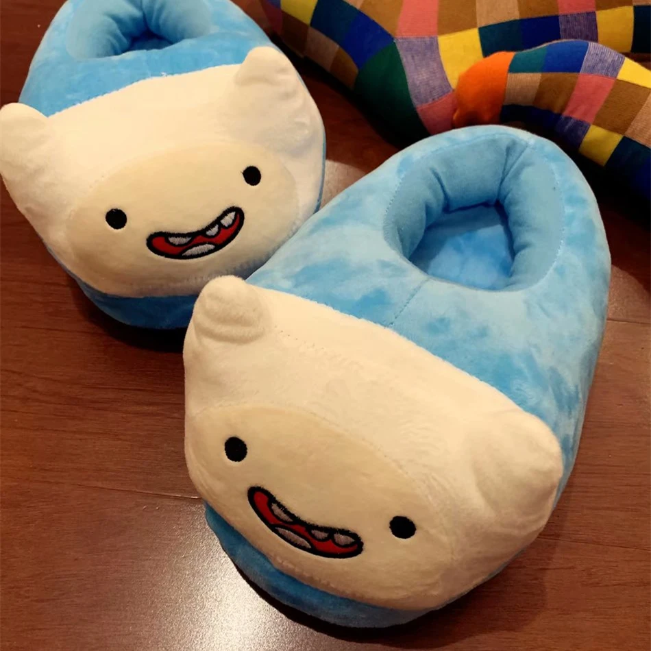 Snorlax Slippers Adventure Time Slippers - BMO, Finn & Jake Plush House ...