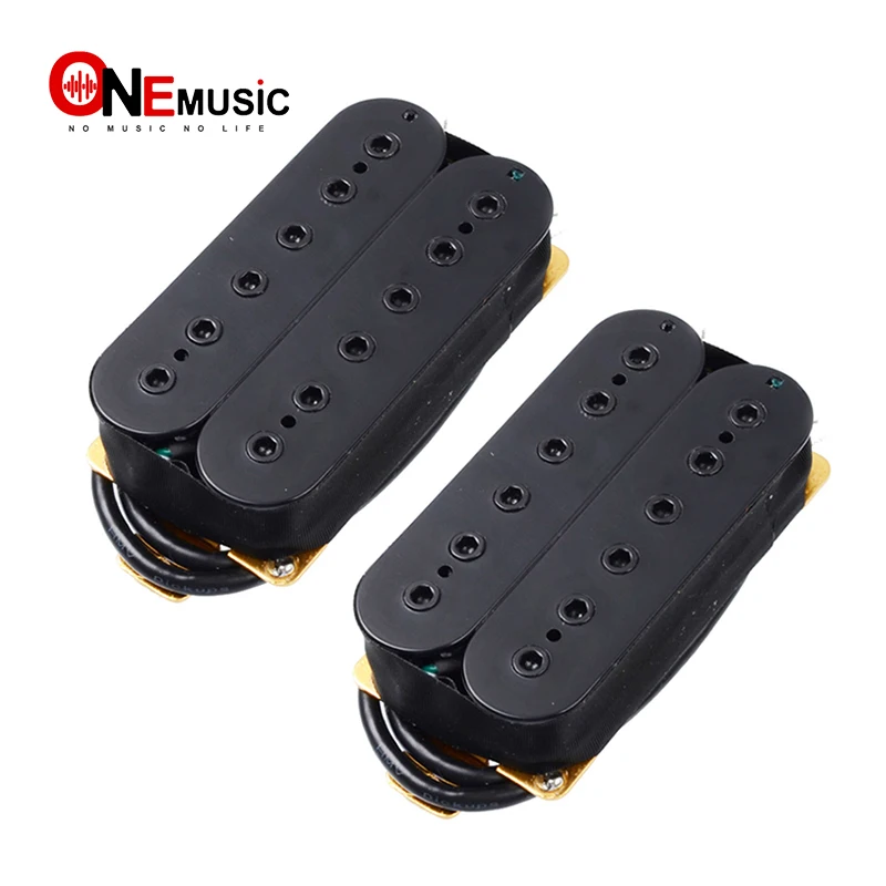 6 String Electric Guitar Pickups Humbucker Dual in Line Adjustable ...
