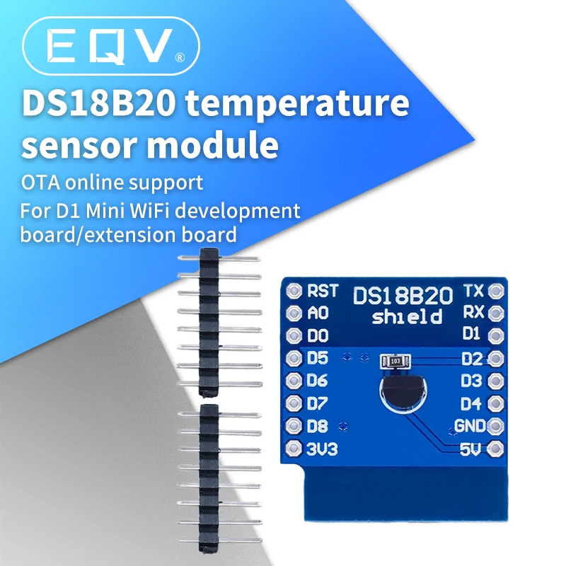 DS18B20 module For D1 MINI DS18B20 temperature measurement sensor ...