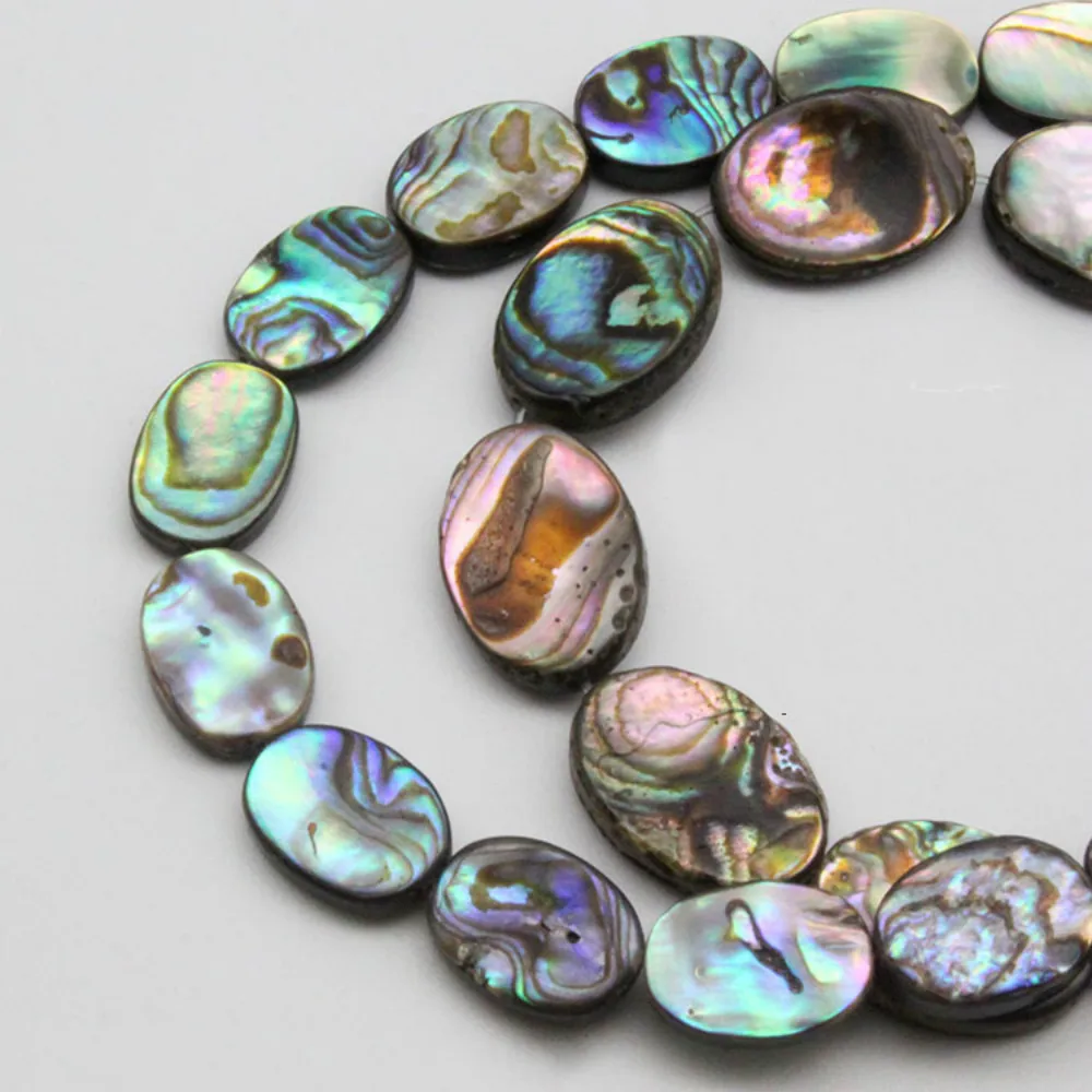 Natural Shell Ladies' Abalone Shell Oval Beads Jewelry and Jewelry ...
