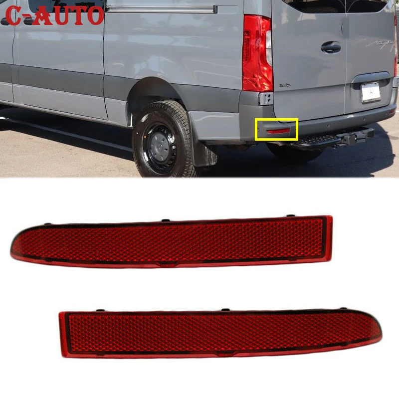 Car Rear Bumper Taillight Reflector Brake Light Signal Light For Benz ...