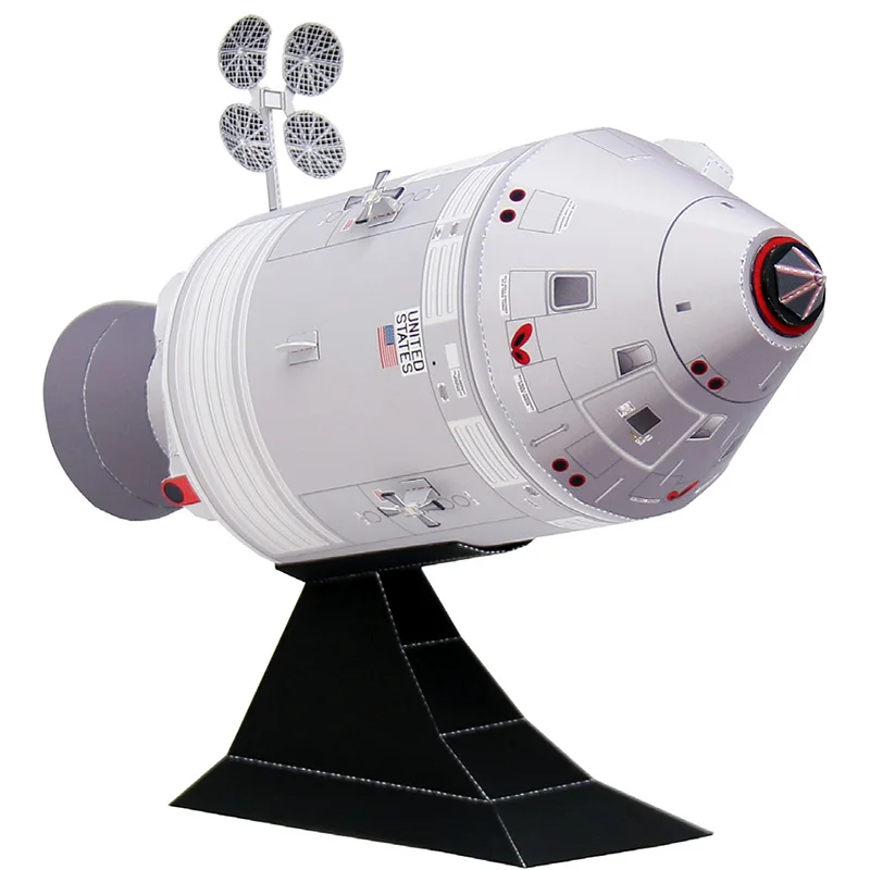Apollo-Command-Service-Module-Space-Origami-Art-Handmade-3D-Paper-Model ...
