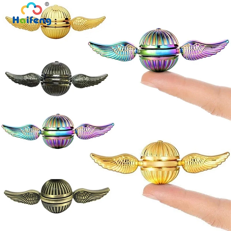 Golden Snitch Fidget Spinner | Metal Spinner Gyroscope | Metal Fidget ...