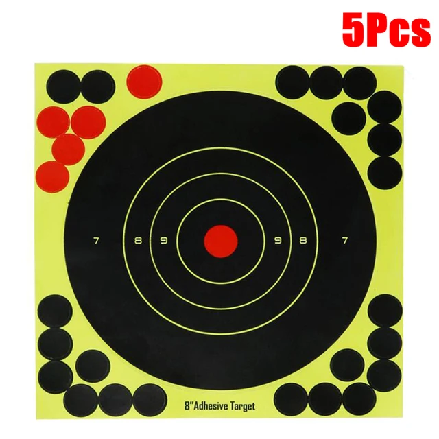 8In Shooting Targets Stickers Reactive Splatter Adhesive Sticker Paper ...