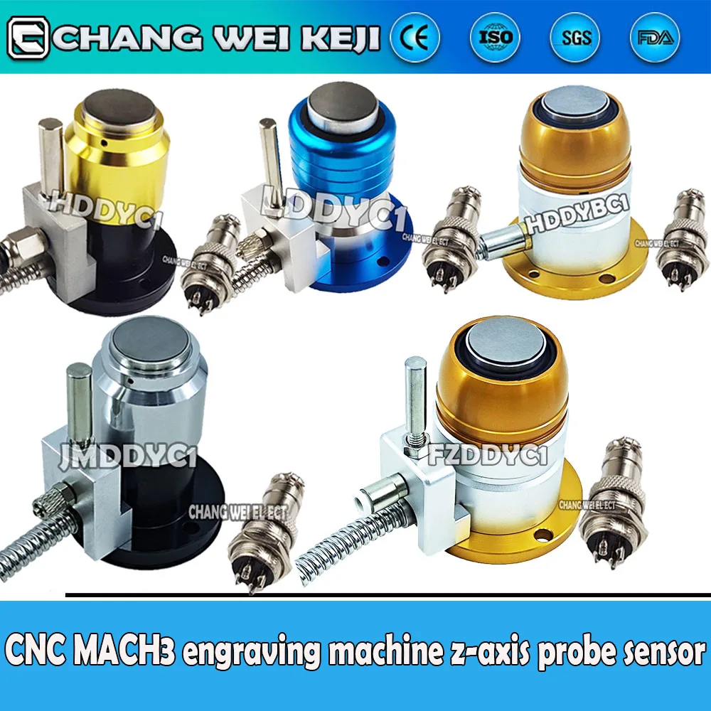 CNC MACH3 engraving machine z axis wiring tool probe sensor automatic ...