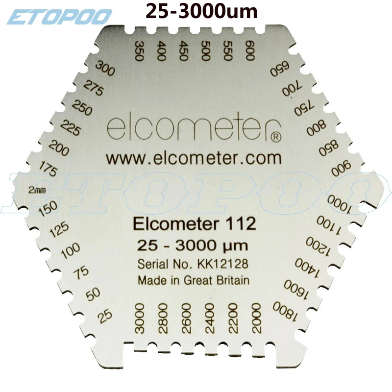 HOT Sale WET FILM COMB aluminum wet diaphragm comb wet film thickness ...