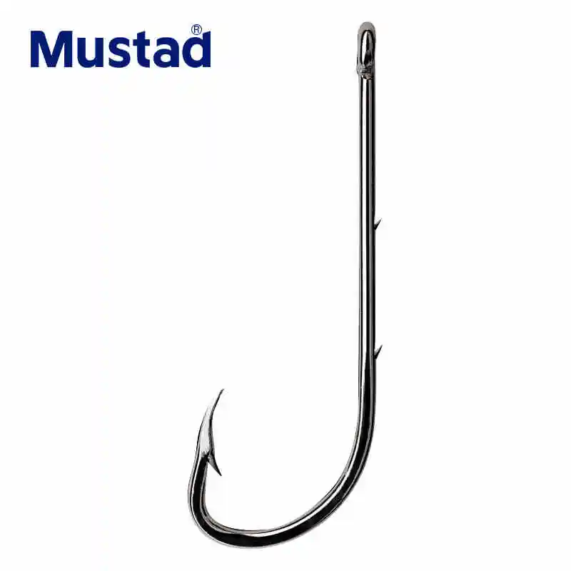 Original Mustad Fishing Hooks 92647 Live Bait Casting Double Backstab ...
