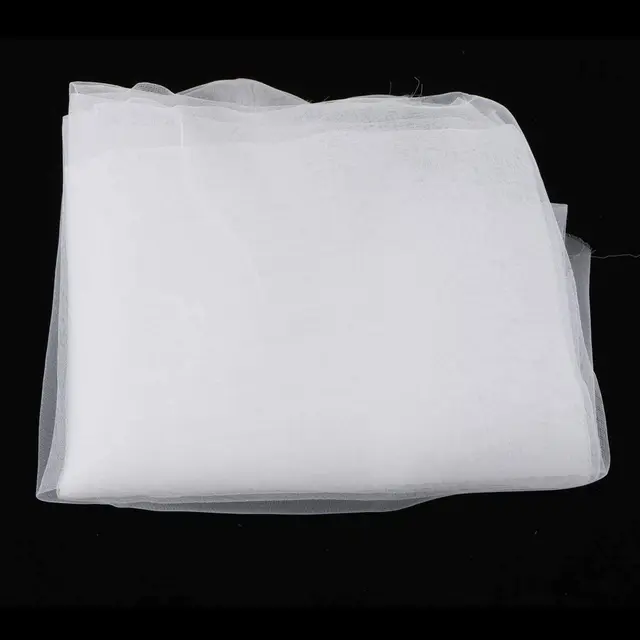 Fabric Mesh Screen White Silk - 55T, 140 Mesh, 50" Wide - Sold By The ...