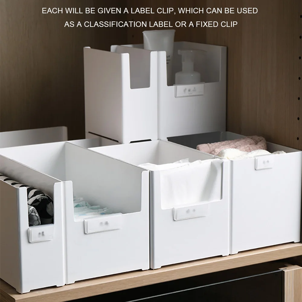 Stackable Storage Box Multipurpose Plastic Desktop Office Sorting Box ...