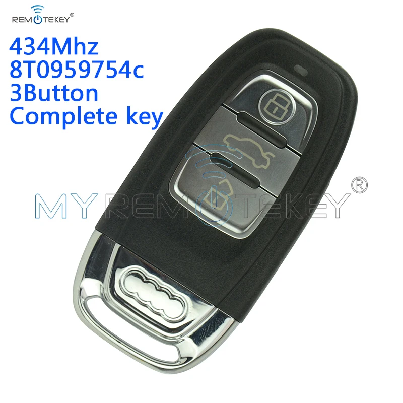 8T0959754C Smart Car Key 3 Button 434Mhz for Audi A4 A6 Q5 SQ5 remtekey ...