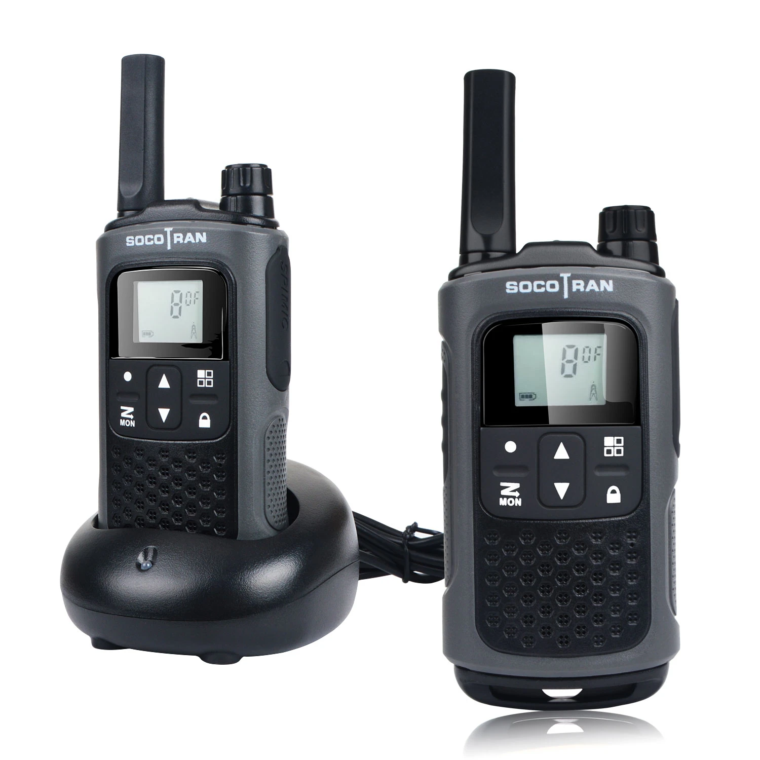 Rechargeable walky talky long distance T80 pmr walkie talkie with ...