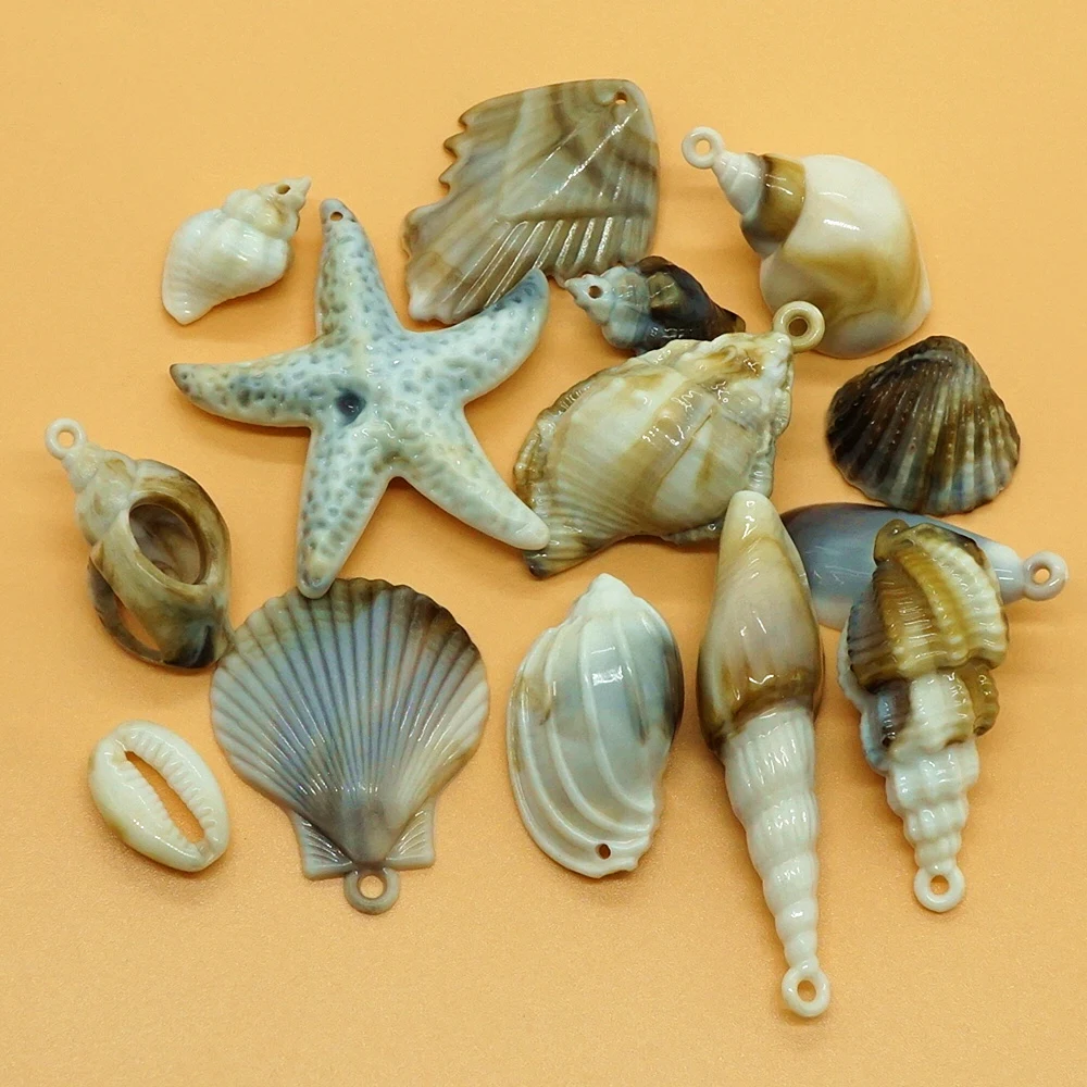 20-pcs-lot-acr-lico-concha-shell-encantos-contas-para-fazer-presentes ...