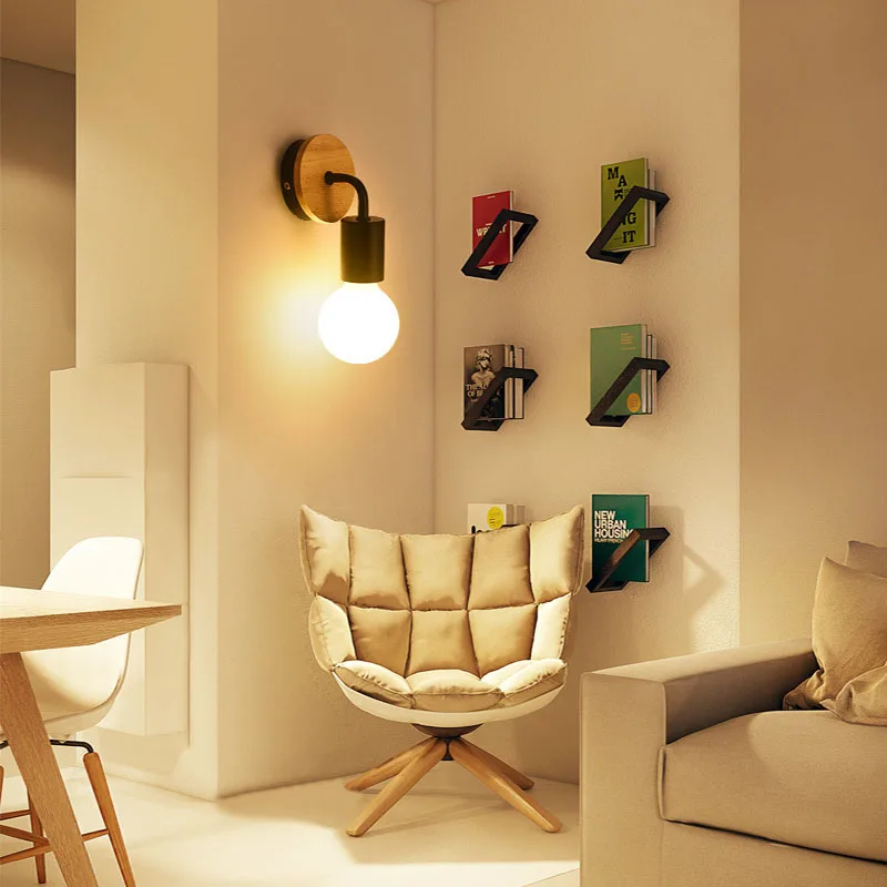 APPLIQUE D'INTERIEUR,white body No bulb-Black wire EU plug--Applique ...