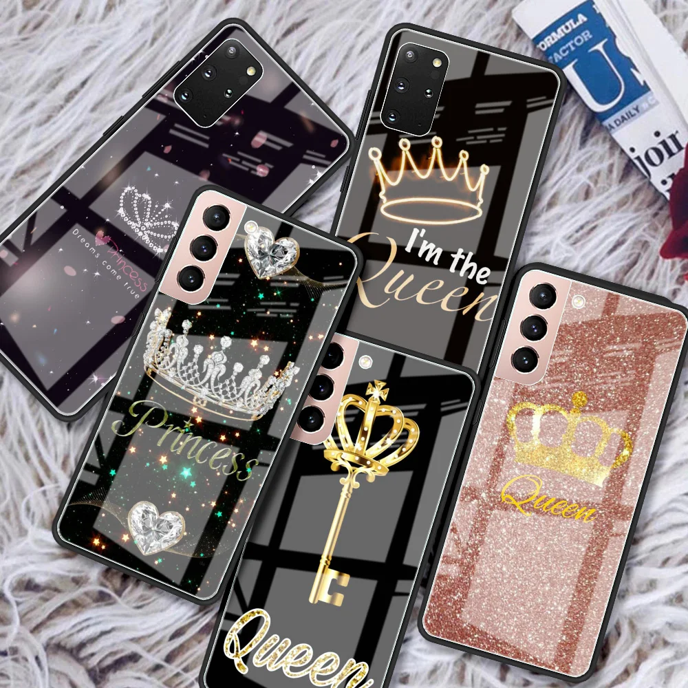 Funda de cristal para teléfono móvil, carcasa para Samsung S20, S21 FE, S10, S9, S10e, S8 ...