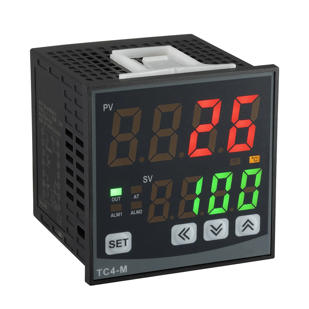 72x72mm Tc4-m Tc/rtd K J E S Pt100 Input Digital Pid Temperature Controller Output Ssr Or Relay ...