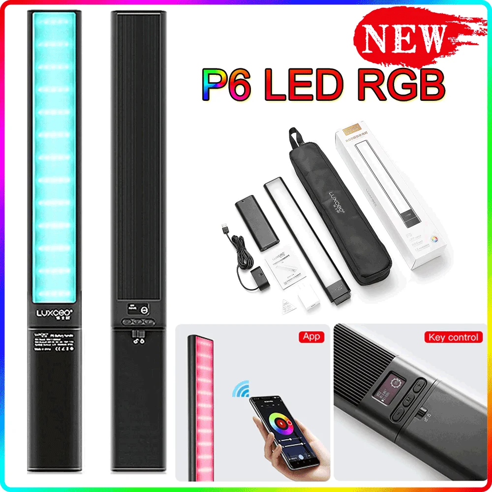 P6-LED-RGB-luz-de-v-deo-para-fot-grafo-profissional-luz-de-est-dio ...