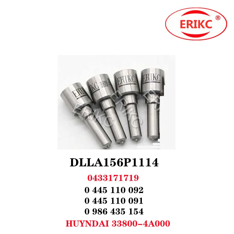 ERIKC 4 pcs DLLA156P1114 Nozzle DLLA 156P 1114 oem 0433171719 CR Fuel ...