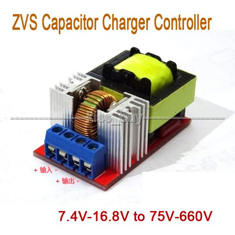 Electromagnetic-gun-charger-DC-DC-7-4V-16-8V-to-75V-660V-Battery ...