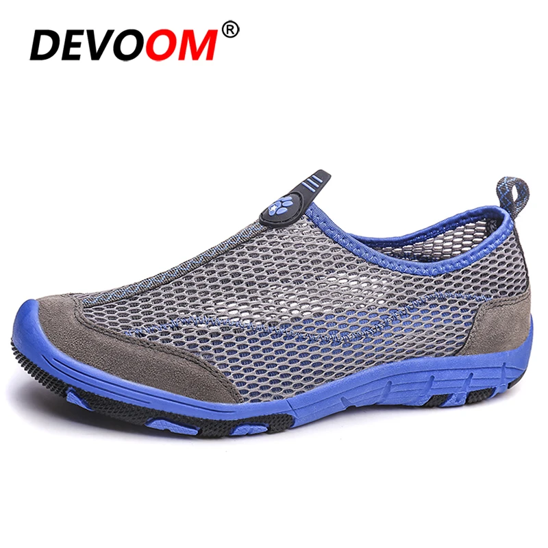 Zapatos de agua acuática para hombre, calzado de malla transpirable ...