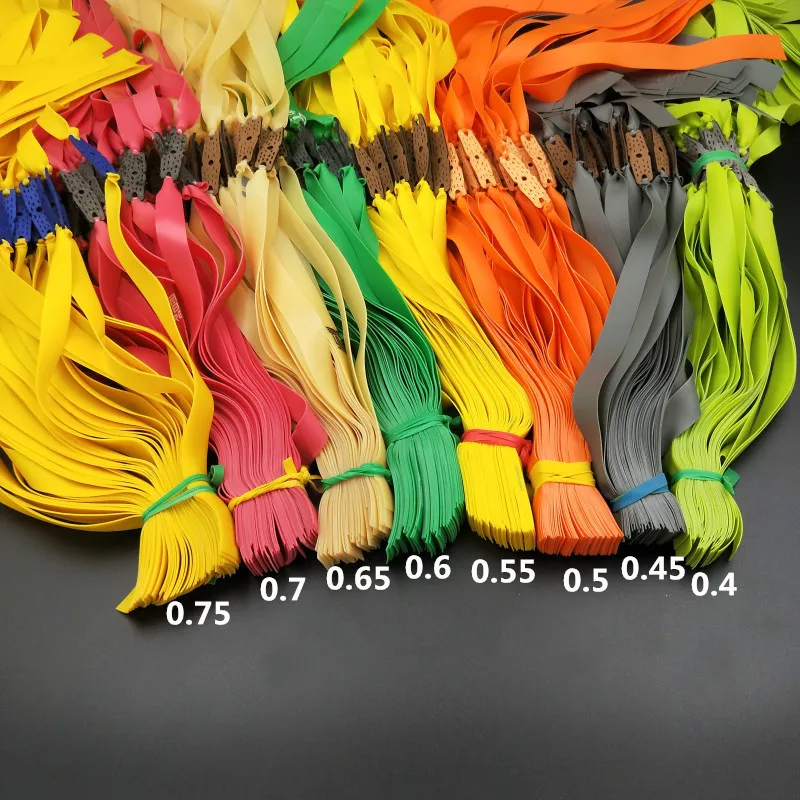 Slingshot-Hunting-Outdoor-Strong-Natural-Flat-Rubber-Band-Outdoor ...
