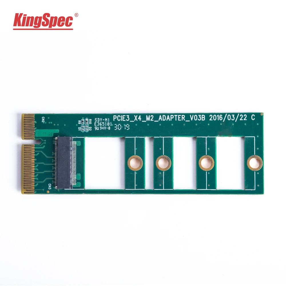 Le noir - adaptateur M.2 NVMe SSD vers PCIE 3.0x1 4X, carte'interface M Key, prise en charge de ...