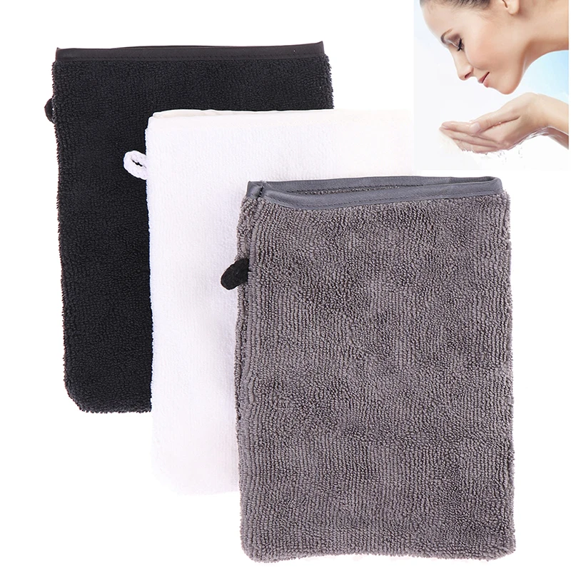 Reusable-Makeup-Remover-Glove-Microfiber-Face-Cleaning-Glove-Towel-Soft ...